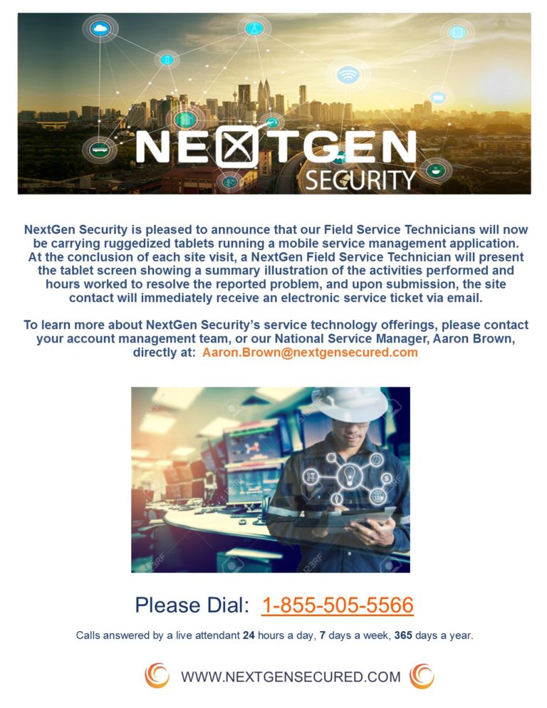 NextGen Security’s New Service Technology – NextGen Security
